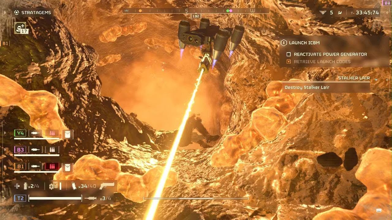 HELLDIVERS 2 STALKER LAIR SURVIVAL - YouTube