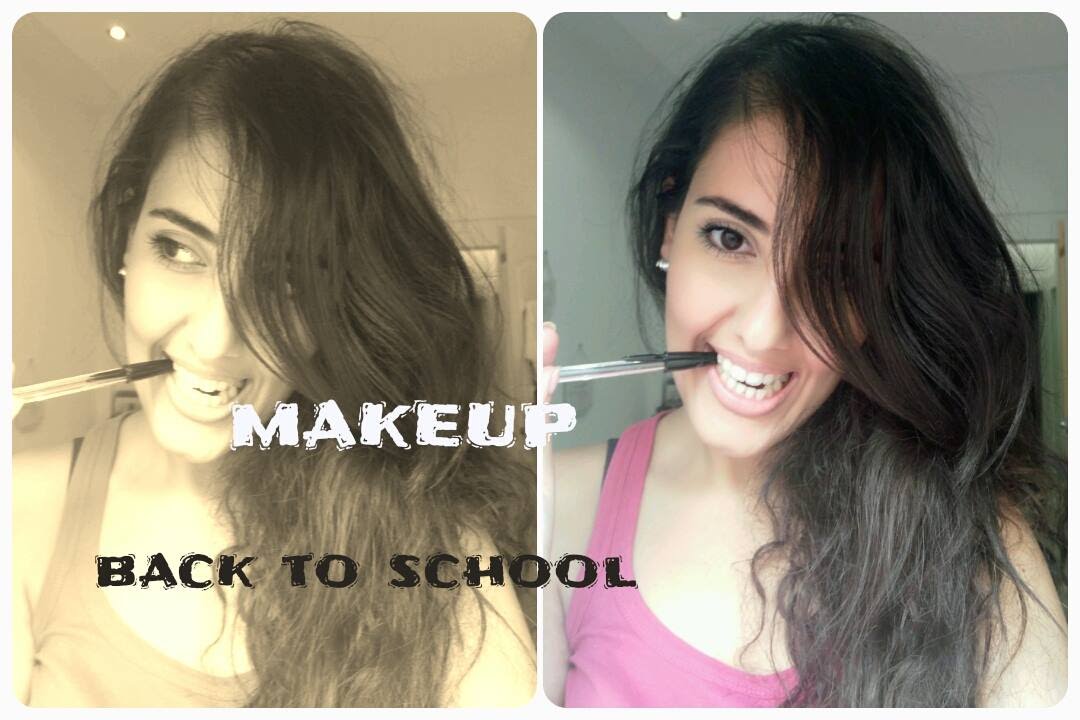 Back to School Makeup--Lycée/Fac-- - YouTube
