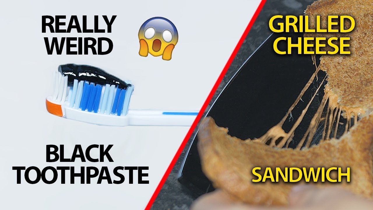 Black Charcoal Toothpaste - Grilled Cheese Sandwich - YouTube