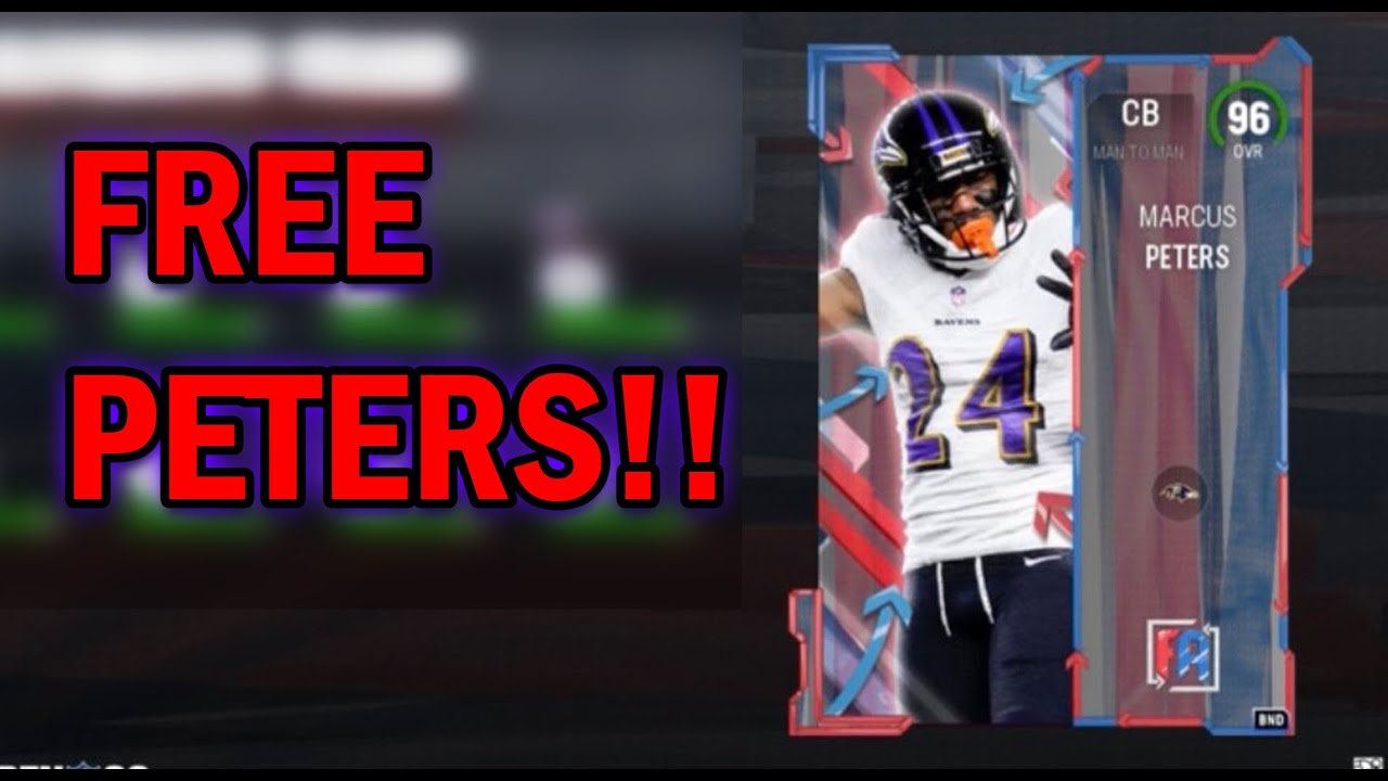 HOW TO GET A FREE MARCUS PETERS 96 OVERALL!!| THIS FREE AGENCY PROMO ...