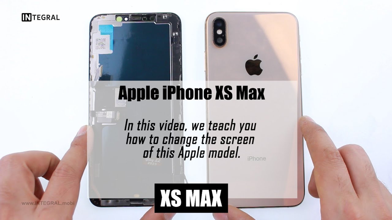 Apple iPhone XS Max screen replacement - YouTube