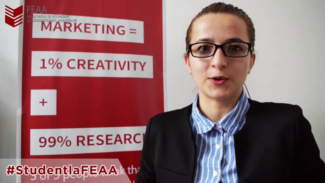 Admitere Licență FEAA 2016 - Marketing - YouTube