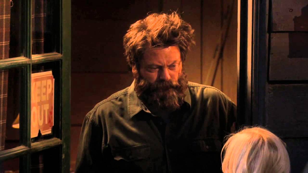 Ron Swanson and Leslie Knope running away from their problems - YouTube