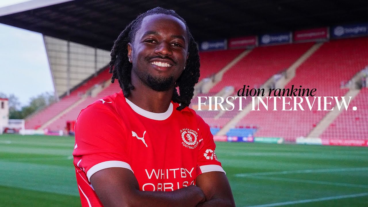 NEW SIGNING | Dion Rankine's First Interview At Crewe Alexandra - YouTube