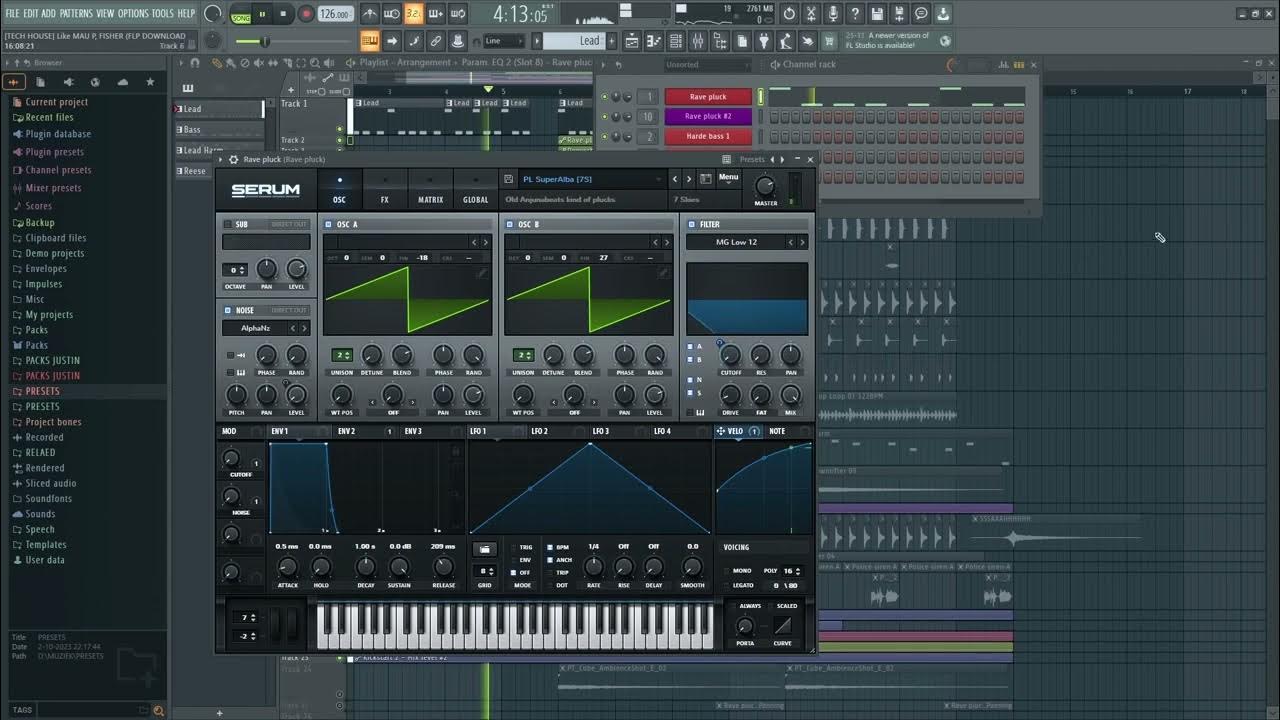 SICK MAU P//FISHER STYLE TECH HOUSE FL STUDIO PROJECT | FLP Download!🔥 - YouTube