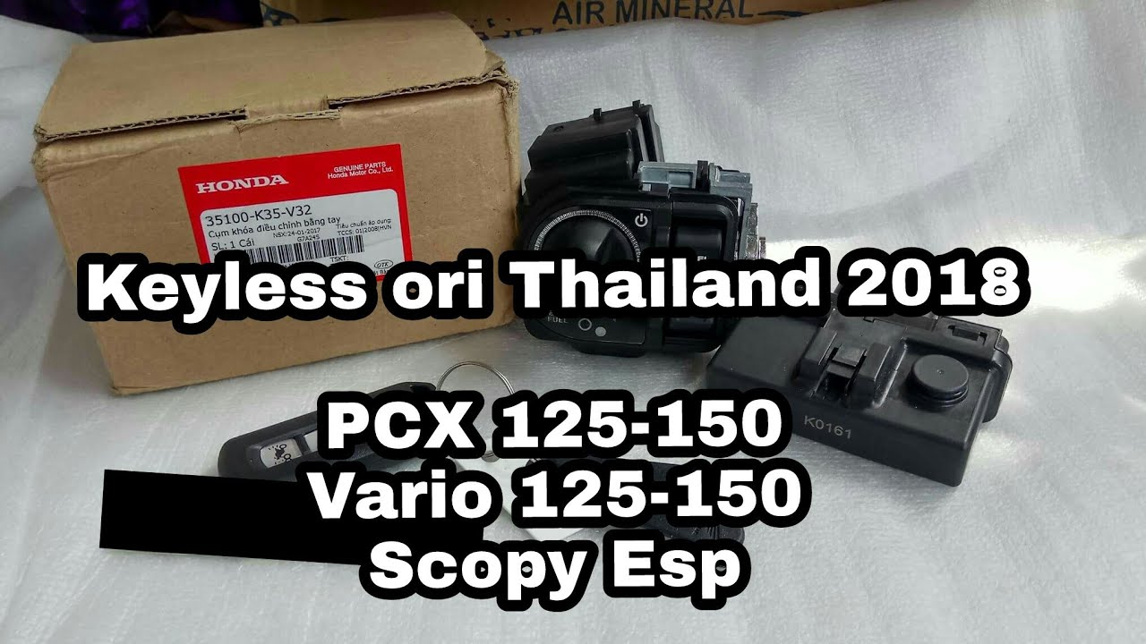 KEYLESS Vario 125-150 KEYLESS PCX 125-150 KEYLESS Scopy Esp - YouTube