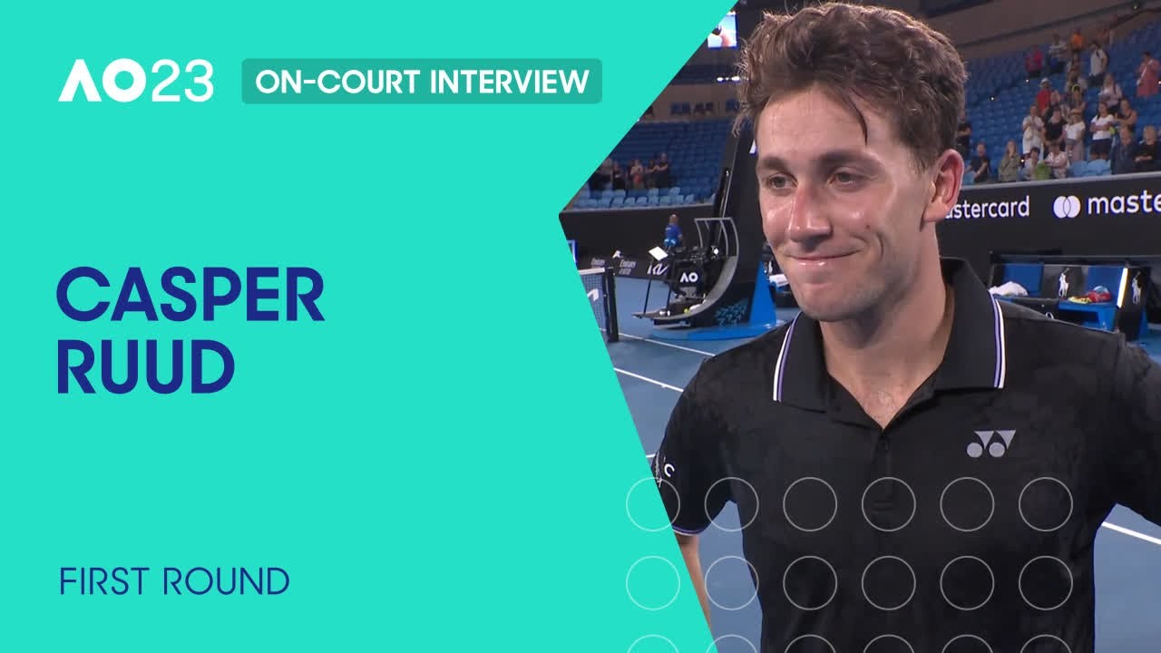 Casper Ruud On-Court Interview | Australian Open 2023 First Round - YouTube