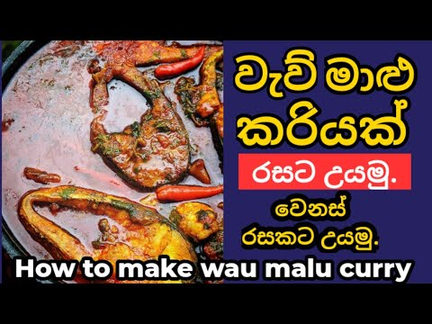 වැව් මාළු කරිය| How to make wau malu curry | වෙනස්ම රසකට | esy curry ...