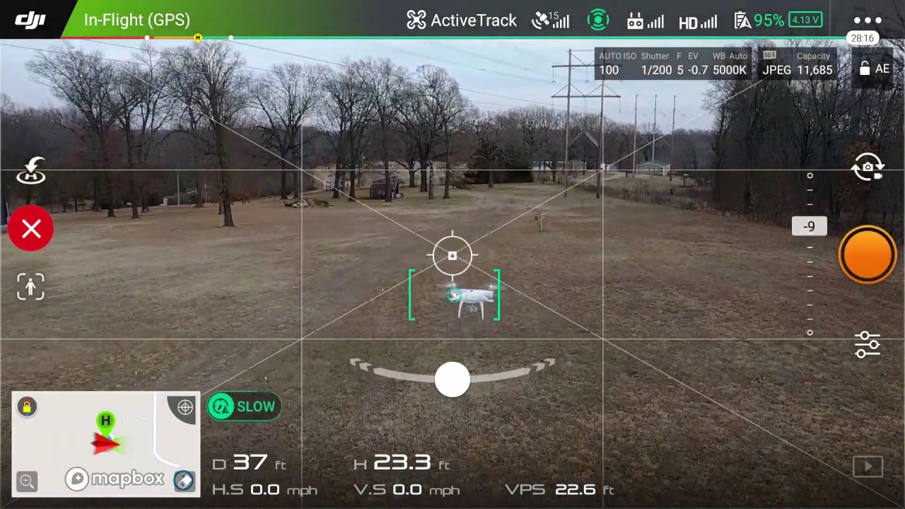 Mavic 2 Pro Tracking a Phantom 4 Advanced Using Active Track - YouTube