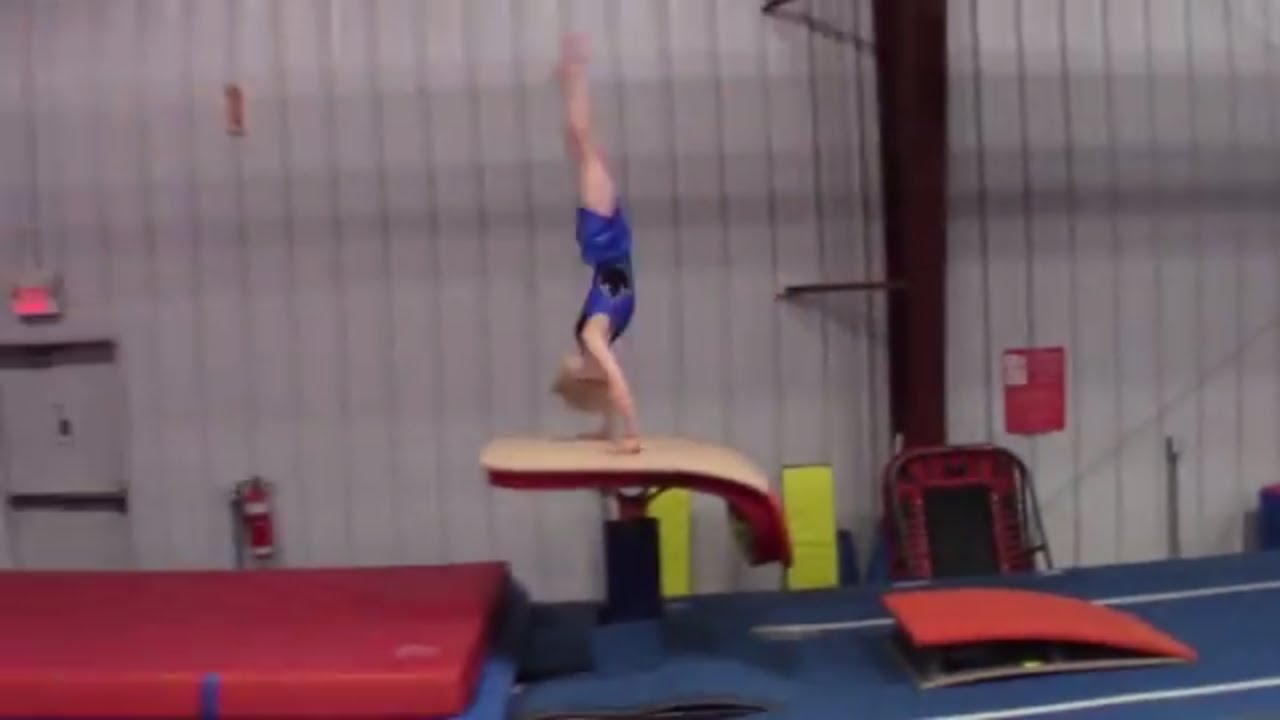 My Gymnastics Interclub Level 3 Vault Routine - Work In Progress - YouTube