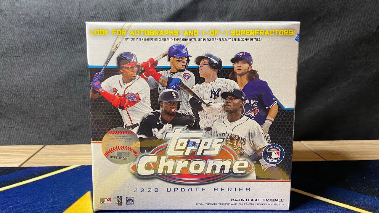*NEW PRODUCT* 2020 Topps Chrome Update Series Mega Box!!!! - YouTube