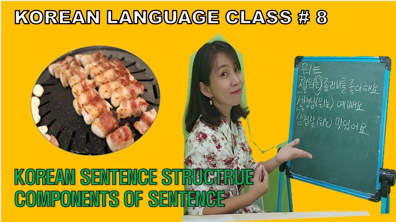 Korean Sentence Structure [ Ly's Korean Academy] - YouTube