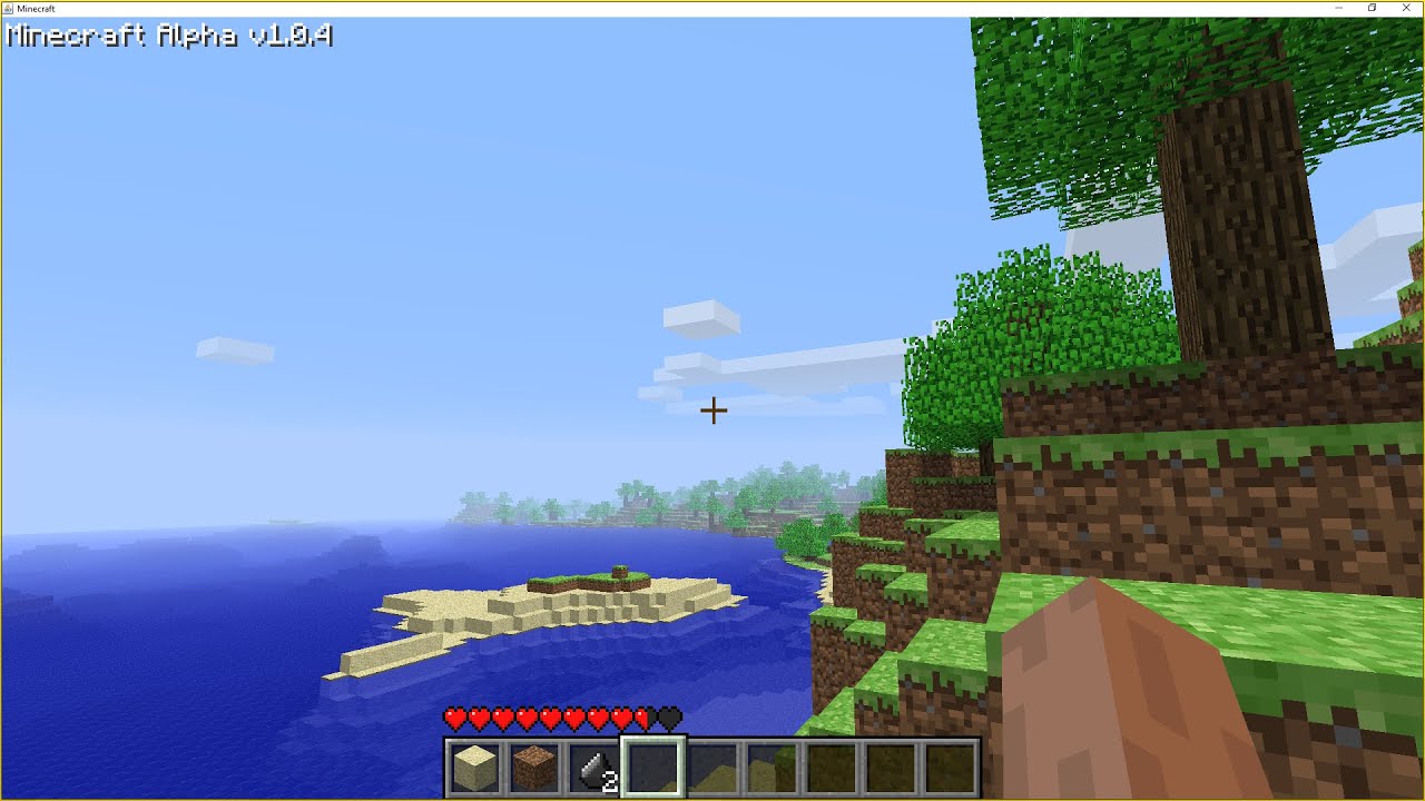 I played minecraft going up a version each time! pt.1 - YouTube