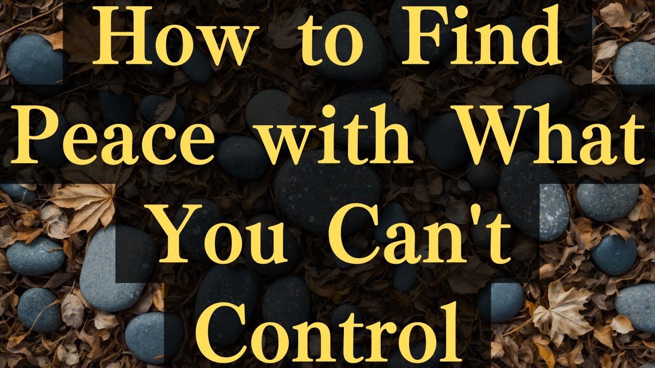 How to Find Peace with What You Can't Control #yourmonkhaku #buddhism # ...