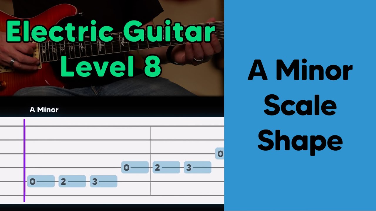 GUITAR SCALE SHAPES REVEALED - A Minor Scale Shape - YouTube