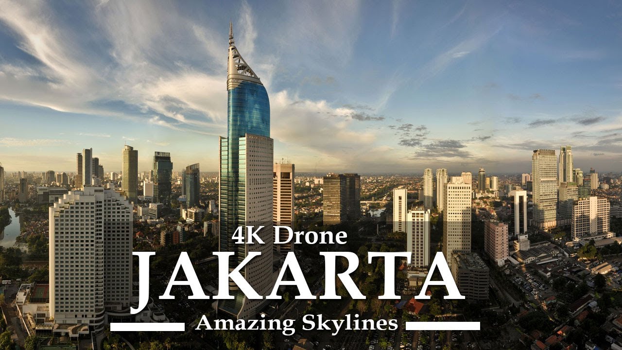 Stunning Jakarta Skylines | View by Drone (UltraHD 2021) - 🇮🇩 Capital ...
