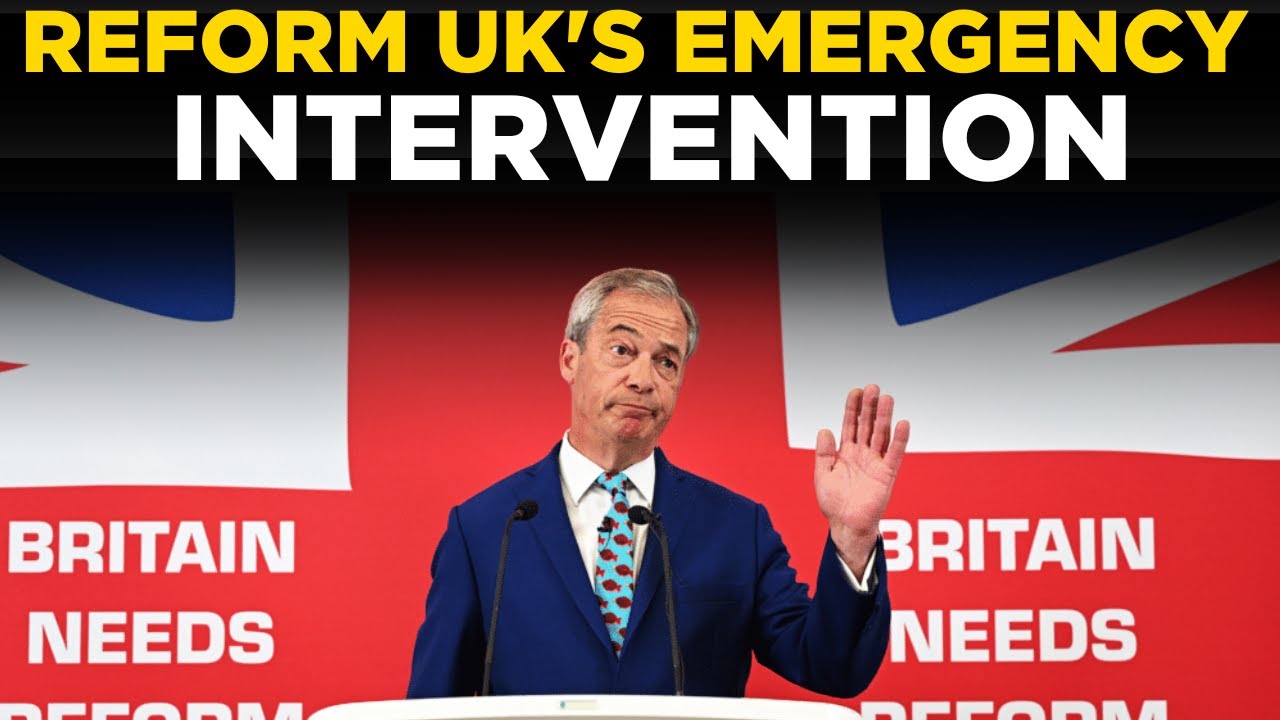 FARAGE EMERGENCY BRIEFING LIVE | Reform UK Leader Slams Labour's 'Shock ...
