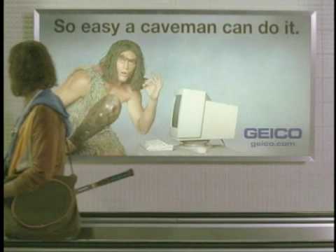 GEICO Caveman Commercial - YouTube