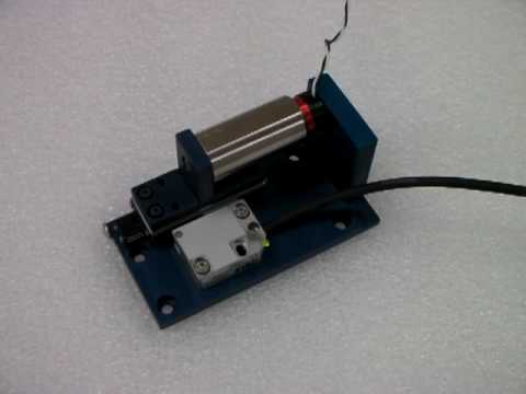 Voice Coil Positioning Stage - VCS06-005-LB-01-M - YouTube