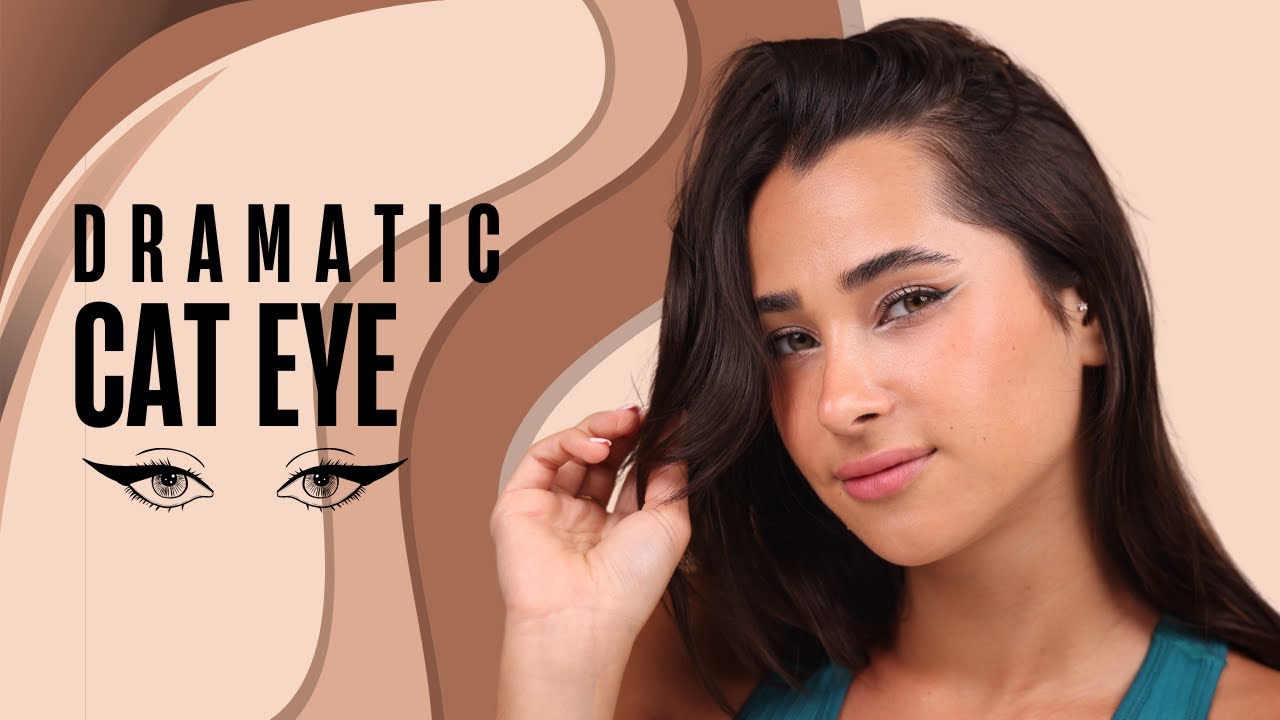 Dramatic Cat Eye With Sarah | تطبيق مكياج عين القطة الدرامية مع سارة ...