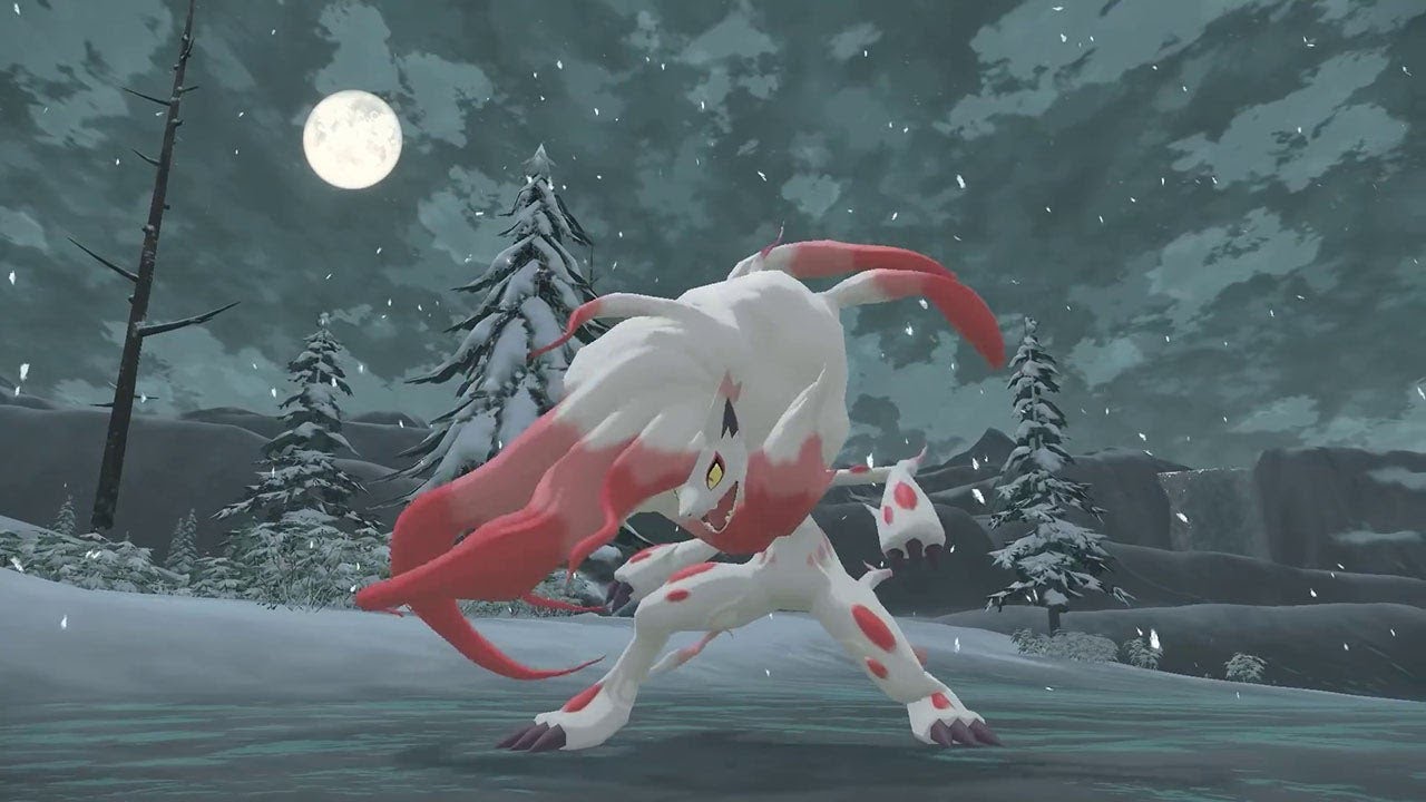Pokémon Legends Arceus - Zorua and Zoroark Hisuian Forms Trailer ...