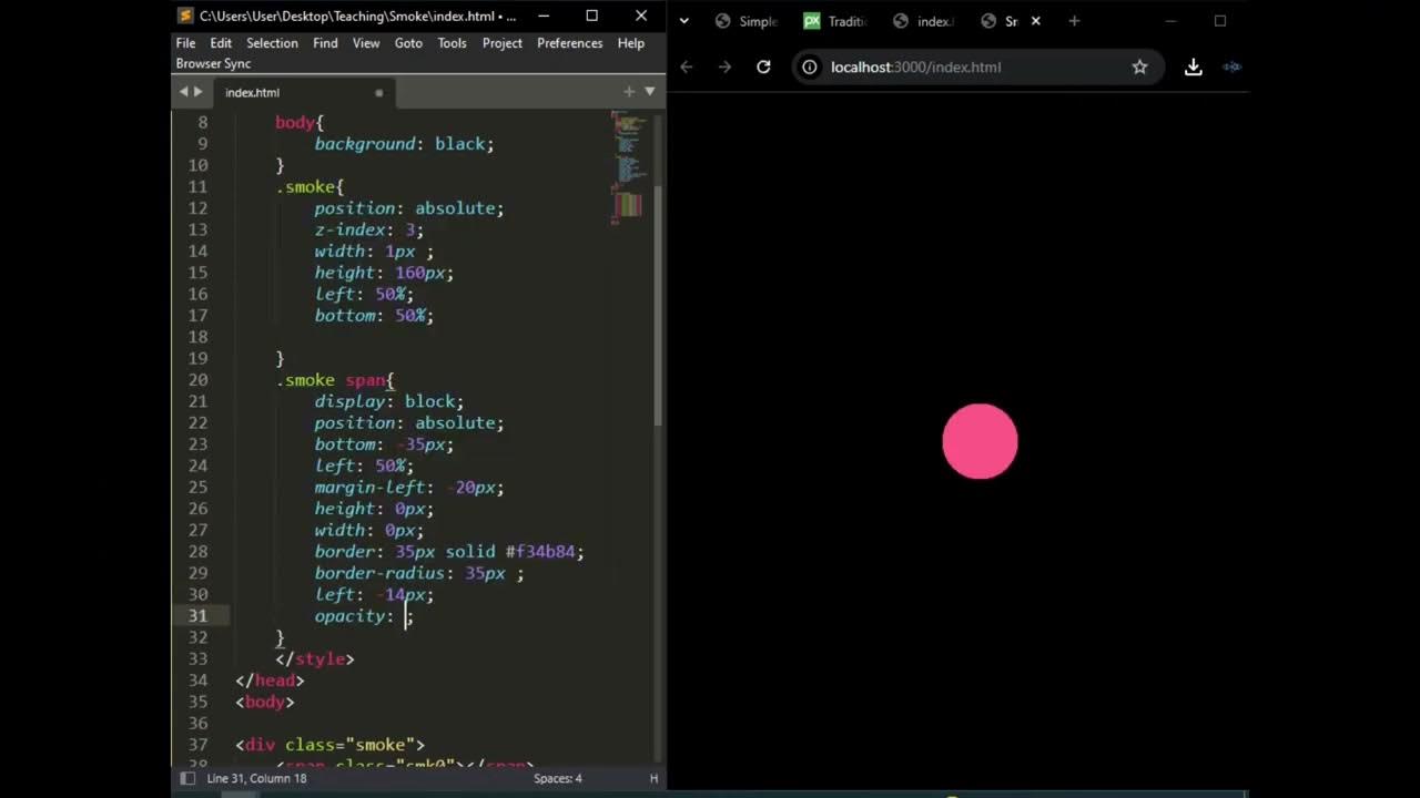 Create Smoke loading animation with html css | animation css | DoolotTech - YouTube