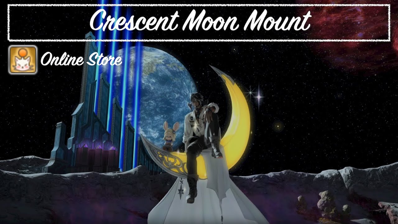 Final Fantasy XIV - Crescent Moon Mount - YouTube