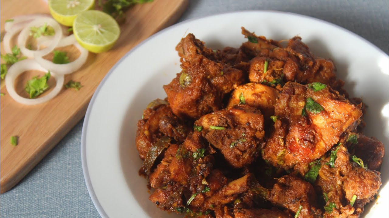 Hyderabadi Chicken Fry | Easy Chicken Masala Fry | Hyderabadi Chicken ...