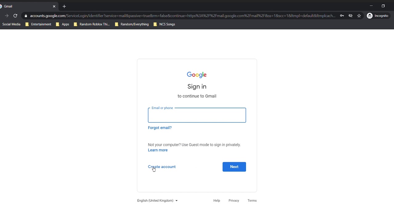 Creating Google Account For Free Without Phone Number YouTube Creating Google Account For Free Without Phone Number YouTube