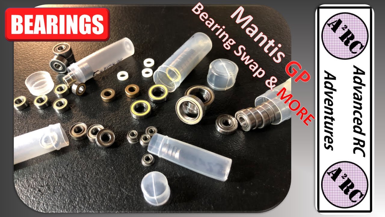 RC Bearings 101 - Everything you wanted to Know - Kyosho Mantis Nitro GP Bearing Swap and More ...