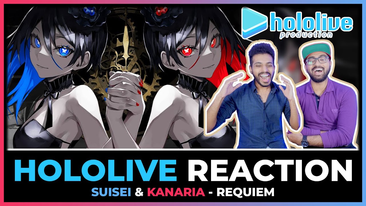 HOLOLIVE - SUISEI AND KANARIA REQUIEM REACTION (レクイエム - KANARIA / 星街すいせい) - YouTube