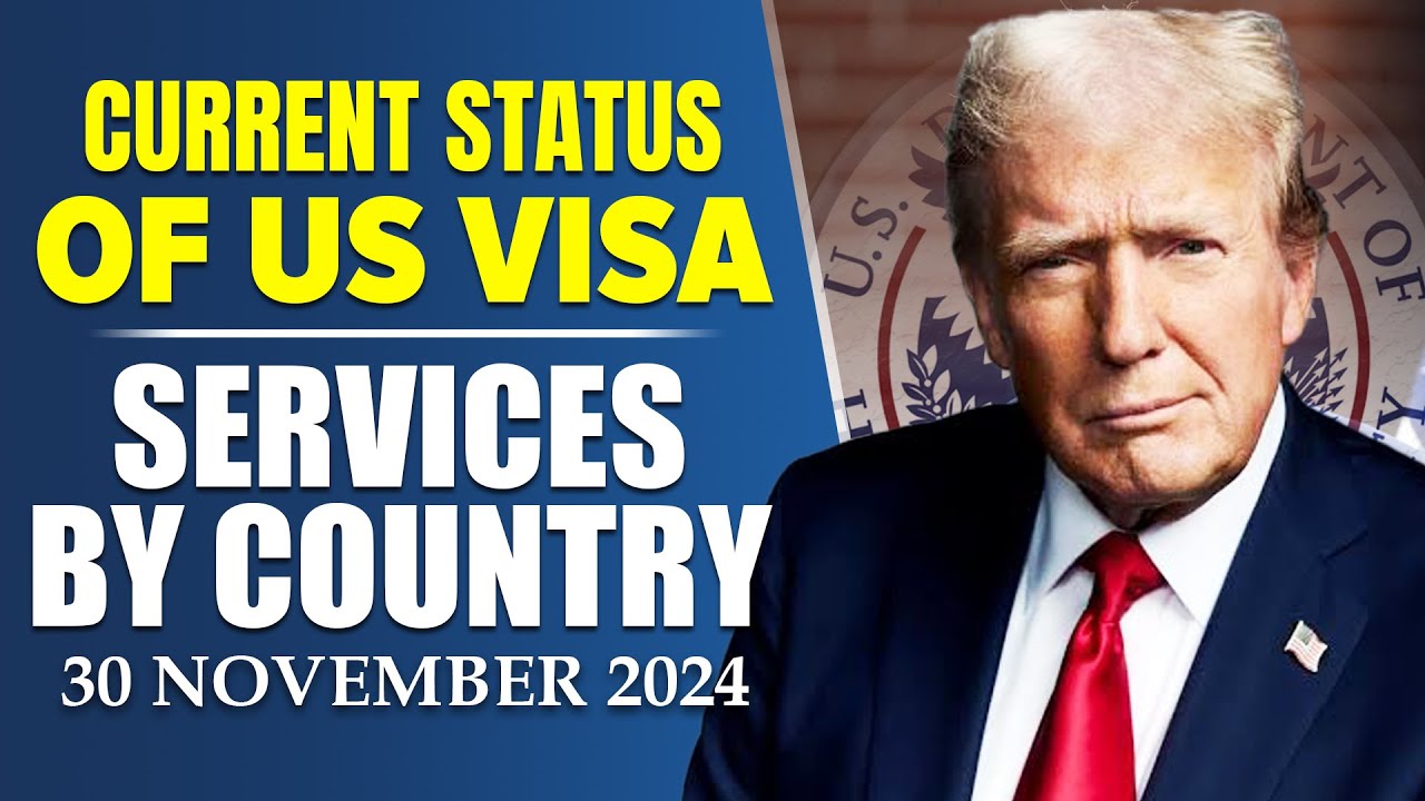 US Visa : Current Status of US Visa Services by Country - 1 December ...