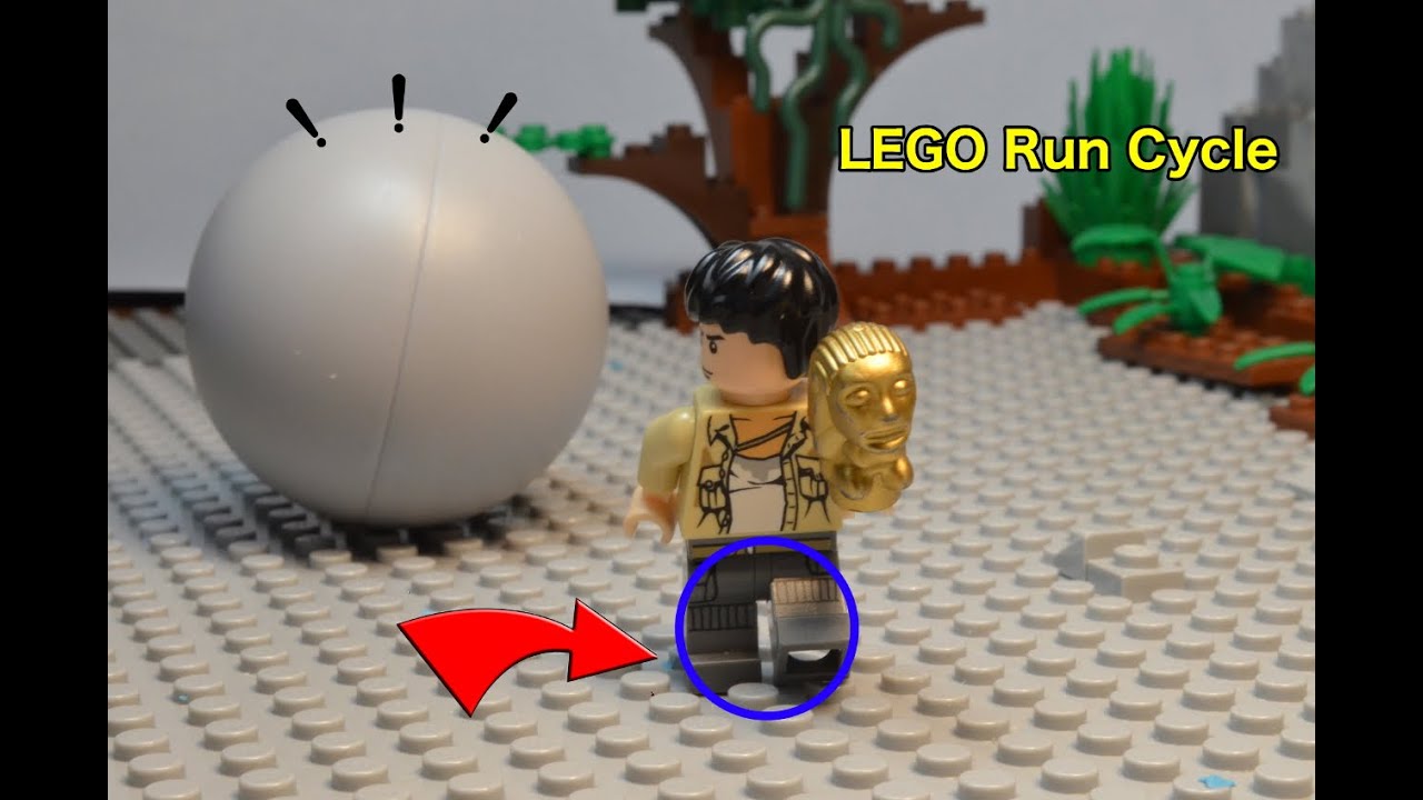 Lego Run Cycle (12 FPS) - YouTube