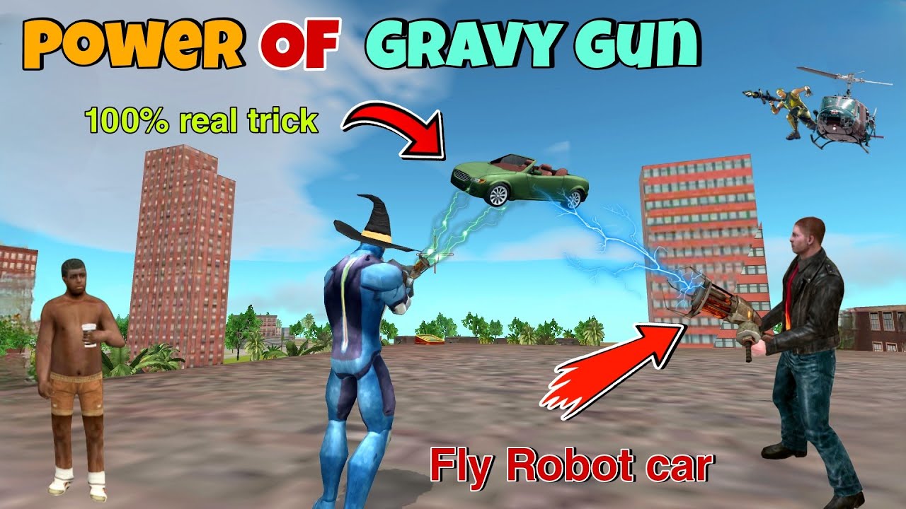 Don't Underestimate The Power Of Gravy Gun | Rope Hero Vice Town | New ...