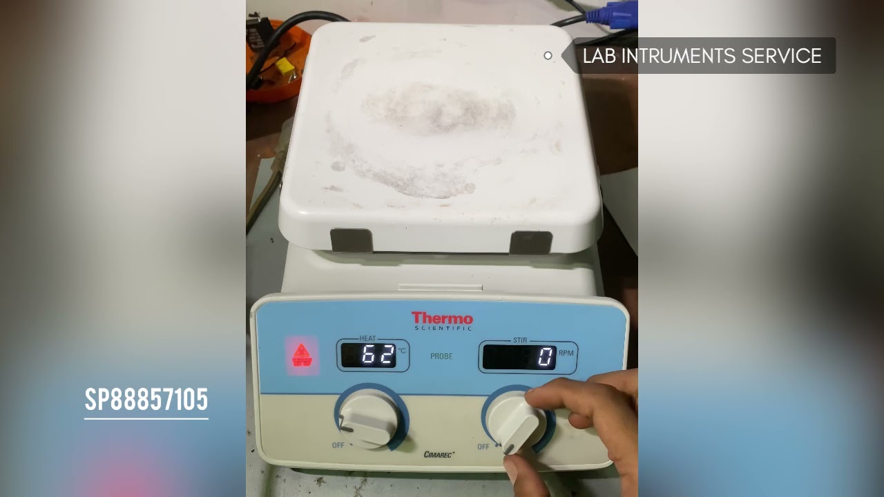 Hotplate and stirrer repair - YouTube