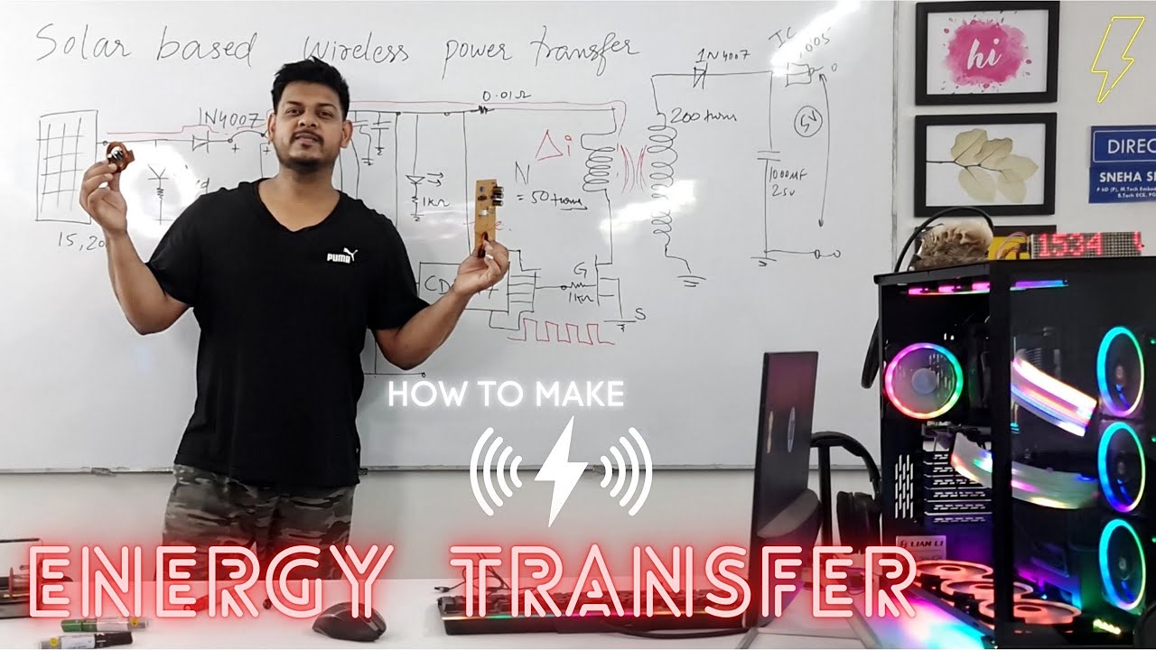 DIY Wireless Energy Transfer Project | Best Engineering Project ...