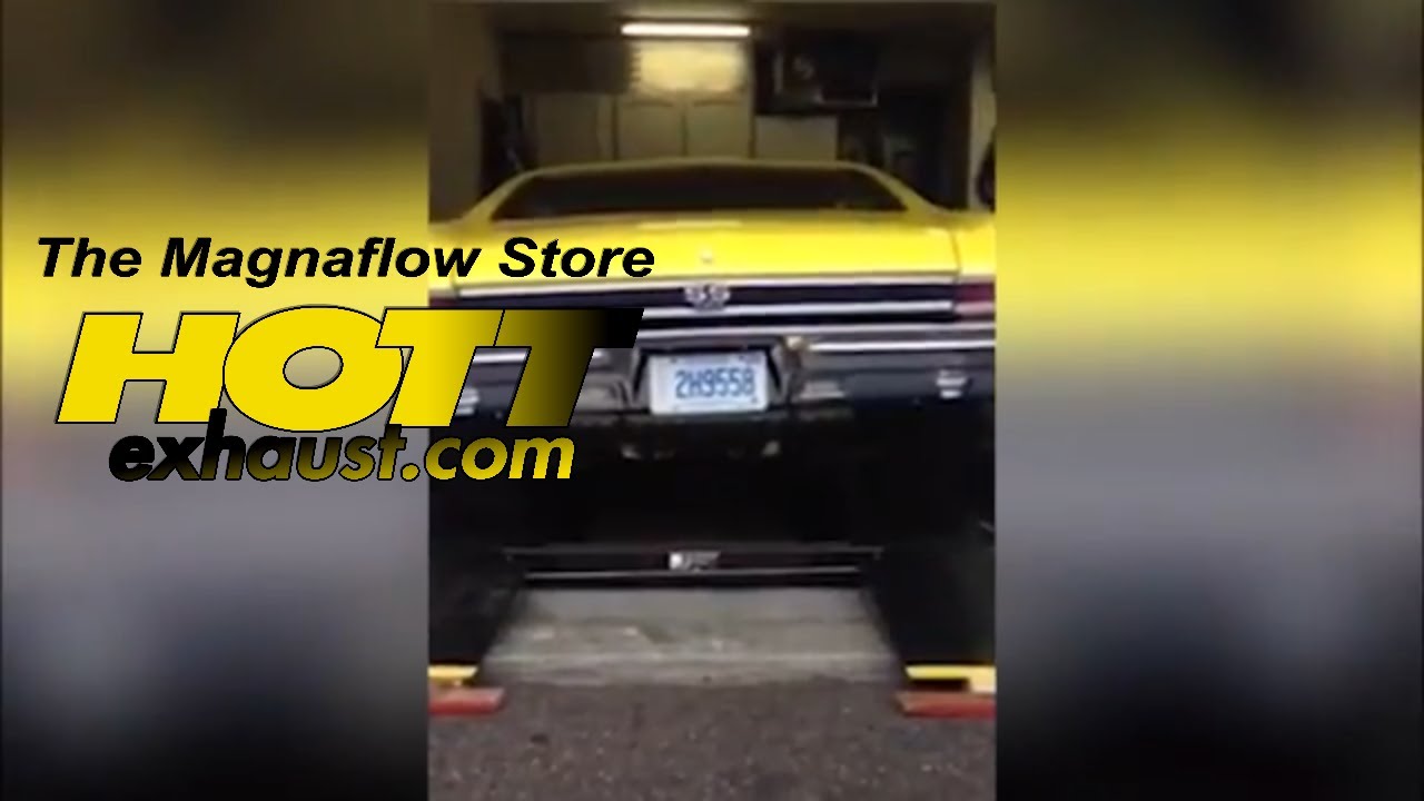 Chevelle SS Big Block Magnaflow 15898 3" Exhaust Hooker Headers - YouTube