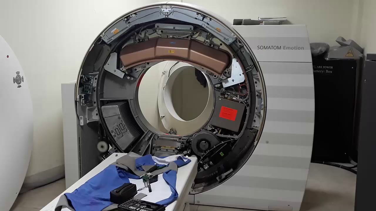 Mri Machine Without Cover