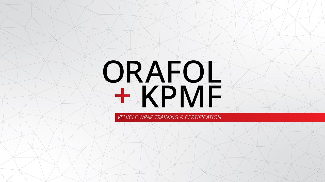 ORAFOL + KPMF Wrap Training & Certification - YouTube