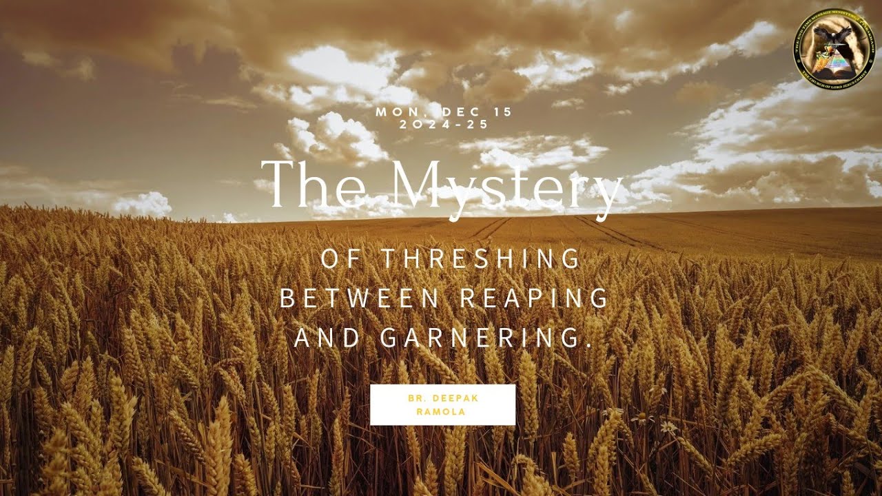 The Mystery of Threshing, between Reaping and Garnering // END TIME ...