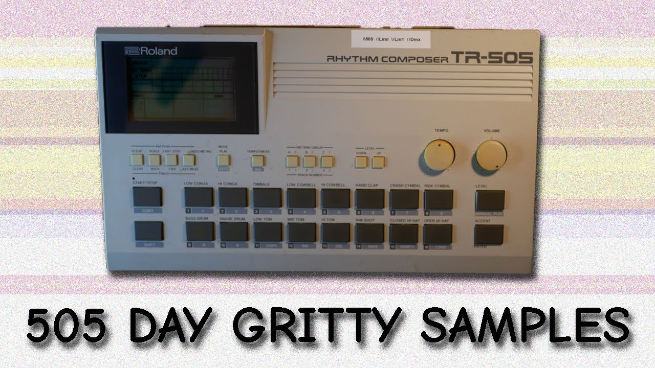 Roland TR505 Gritty Samples | LOFI Sample Pack - YouTube
