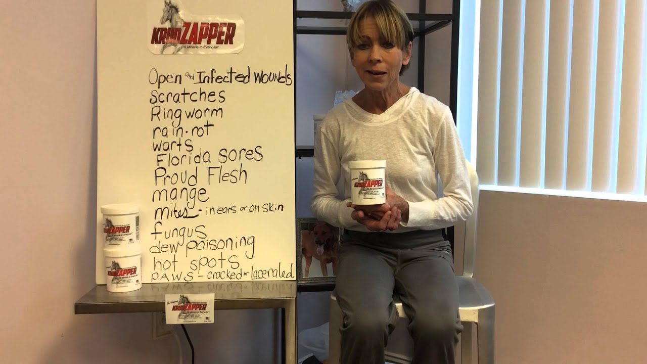 KRUD ZAPPER TOPICAL OINTMENT FOR ANIMALS - YouTube
