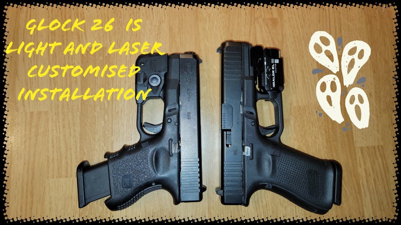 glock 26 Light and laser - YouTube