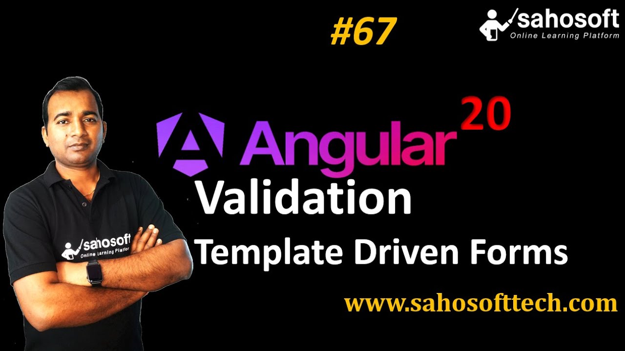 Validation in template driven Forms in Angular 20 | Forms in Angular | Sahosoft - YouTube