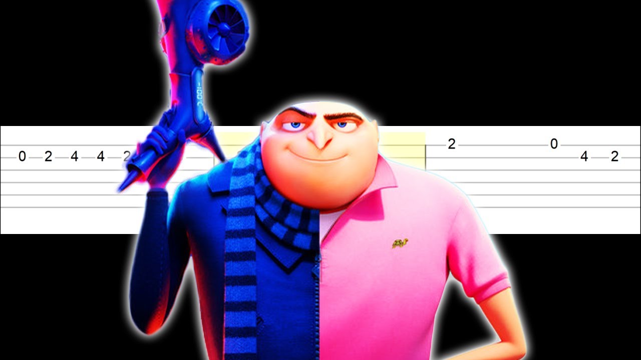 Despicable Me 4 - Double Life (Easy Guitar Tabs Tutorial) - YouTube