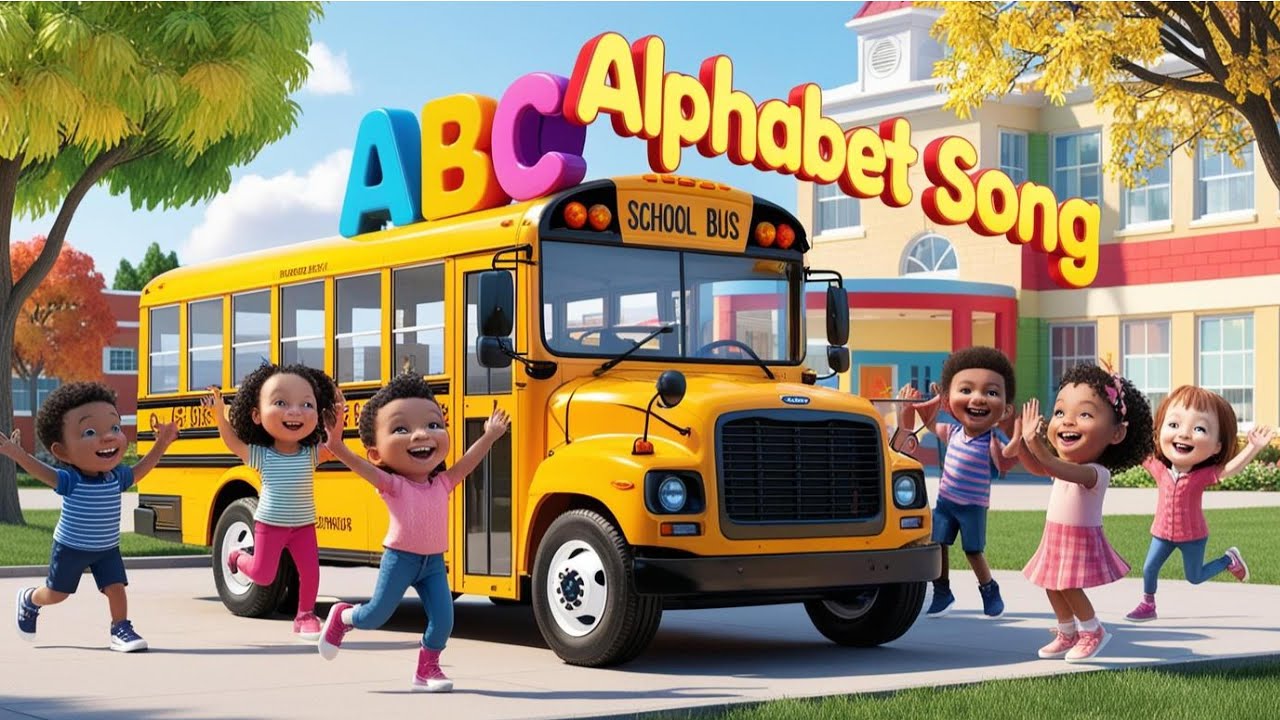 ABC Alphabet Song – Learn Letters A to Z in the Schoolyard | Fun Bus ...