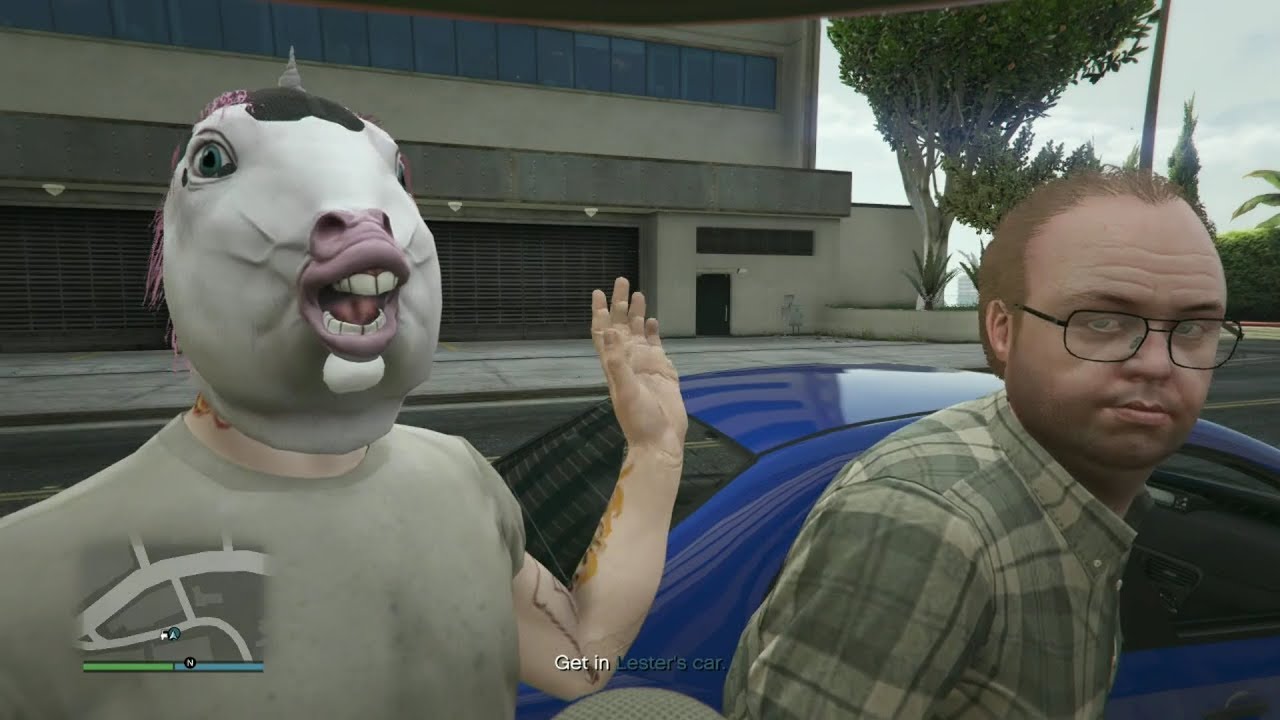 Funny moments GTA V Lester Part 2 - YouTube