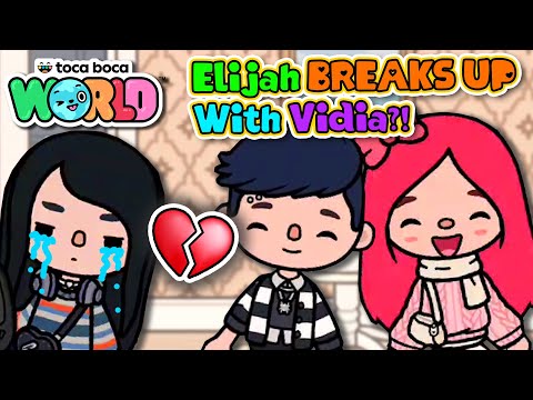 Elijah BREAKS UP With Vidia?! - Toca Life World