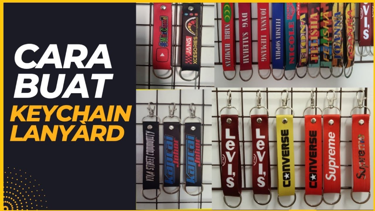 Cara Buat Lanyard Keychain - YouTube