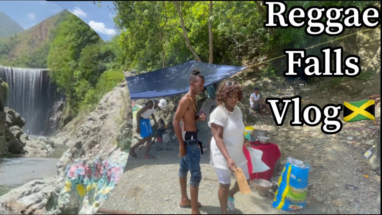 REGGAE FALLS COOKOUT WITH FAMILIES 🇯🇲 PT 1 - YouTube